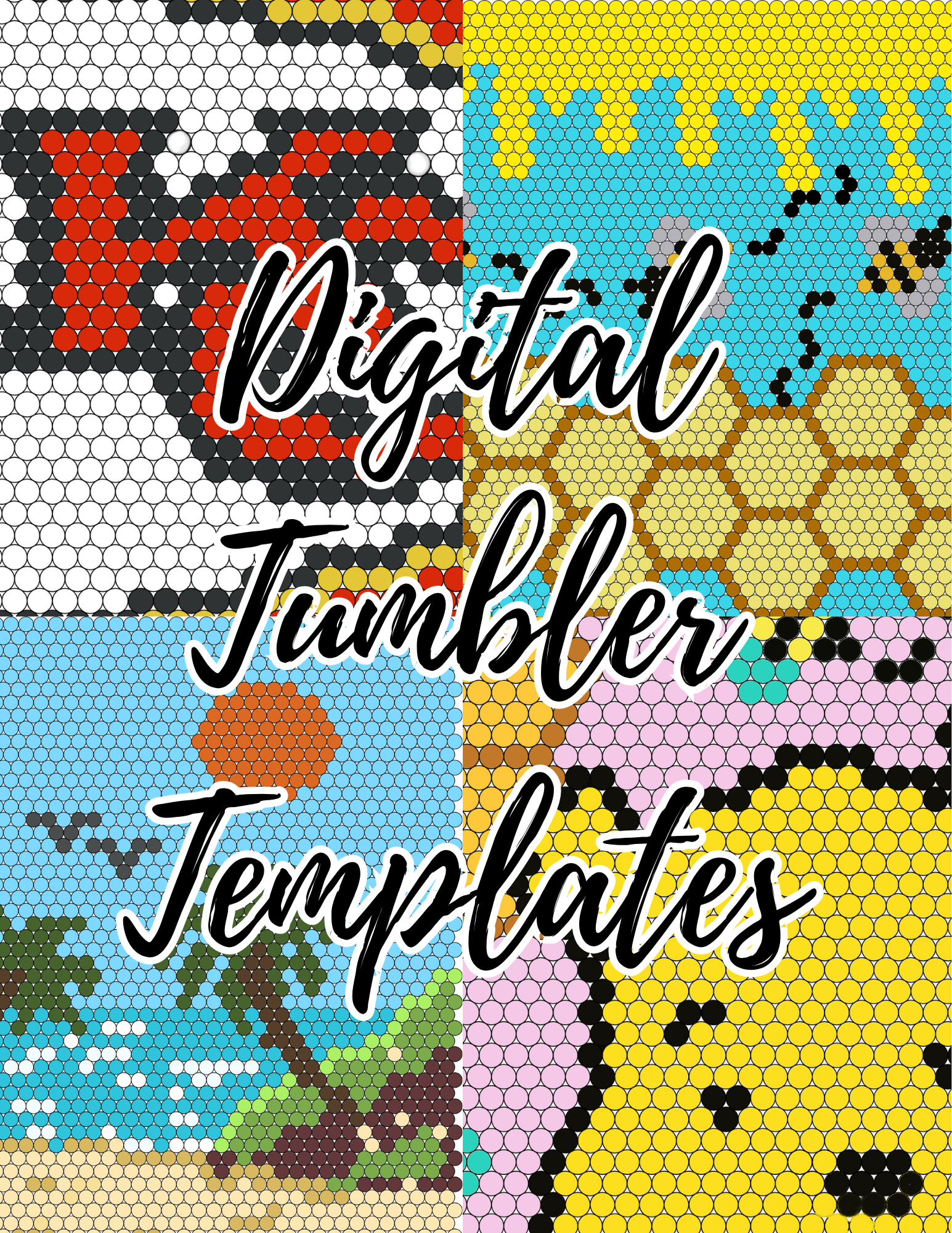 Digital Downloads- Tumbler Template – Evermore Crafts