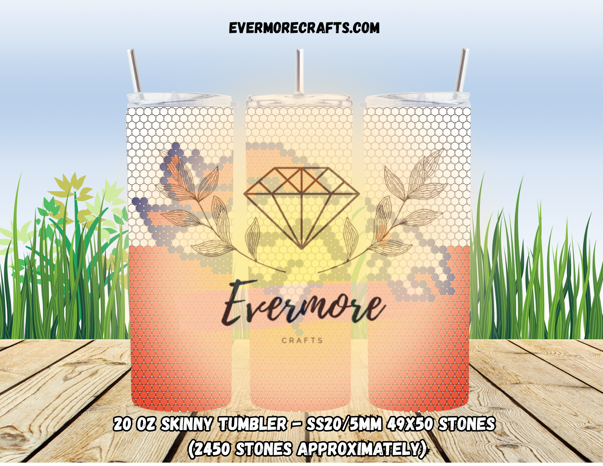 Bronco Horse Head Cup Template - Digital Download – Evermore Crafts